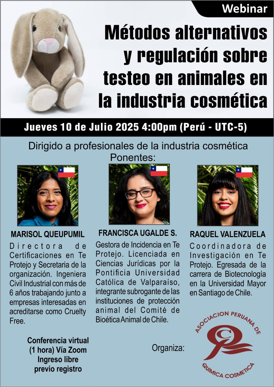 Métodos alternativos y regulación sobre testeo en animales - APQC